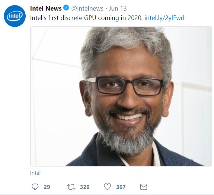 Intel tweet that launches a new GPU war – Entelechy Asia