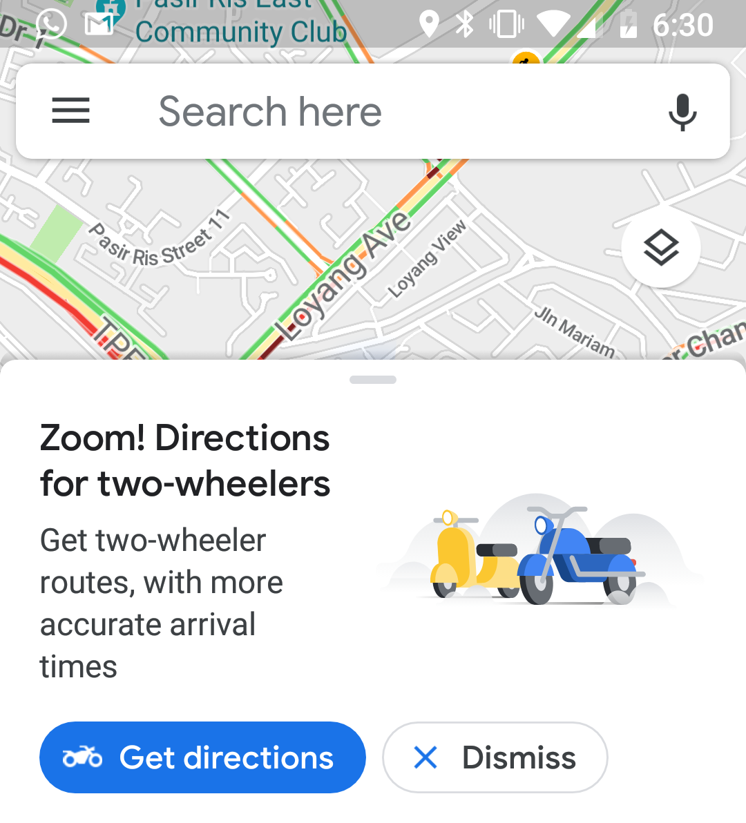 Google Maps motorcycle mode now available in Singapore – Entelechy Asia